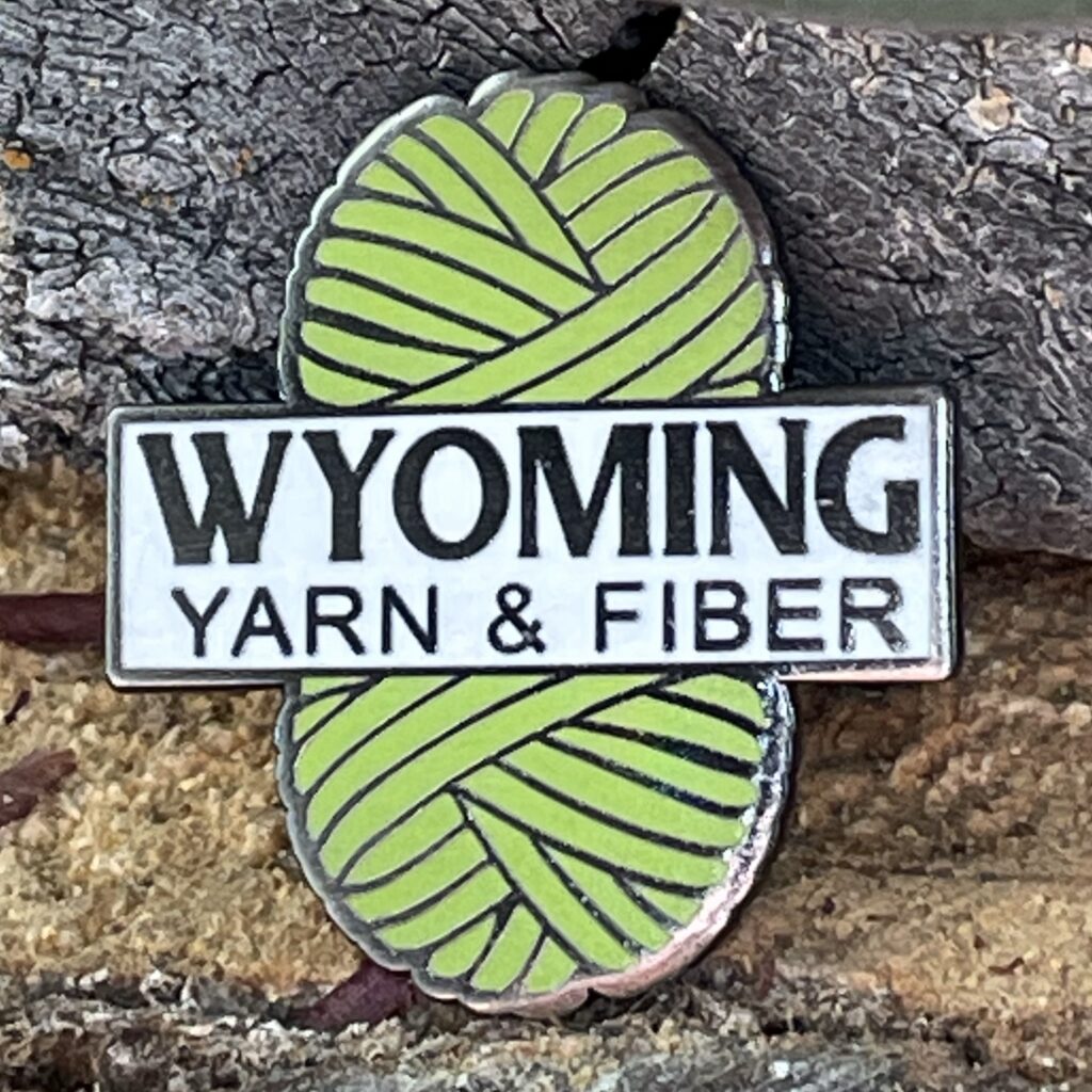 Wyoming Yarn & Fiber Enamel Pins - Wyoming Yarn & Fiber